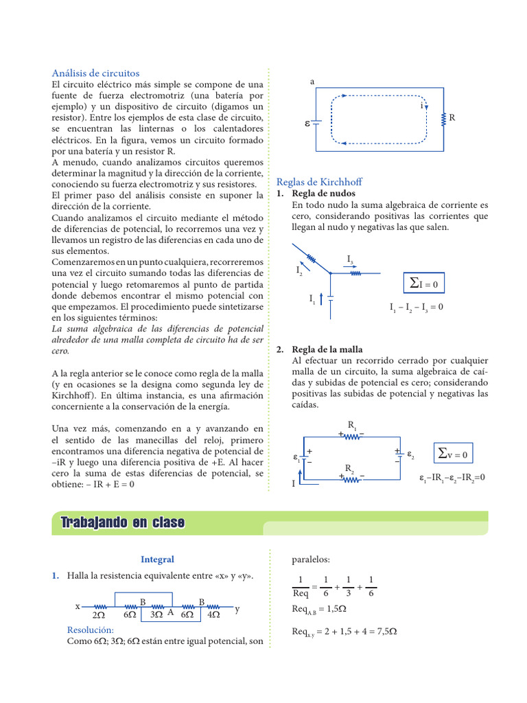 Circuitos Eléctricos para Quinto Grado de Secundaria (1) - Removed ...