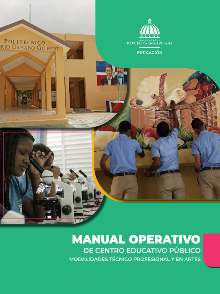 Manual Operativo: de Centro Educativo Público | PDF | Presupuesto | Plan de estudios
