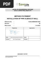 11.method Statement Electrical Work | PDF | Electrical Wiring | Electricity
