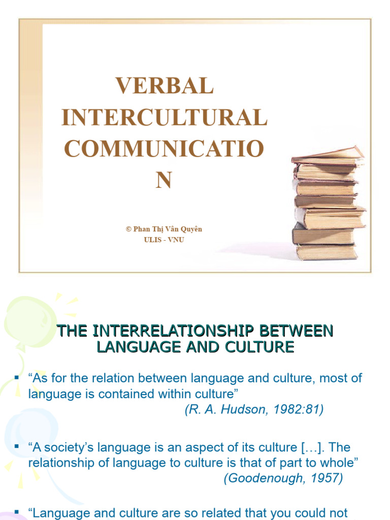 Intercultural Verbal Communication - Handout | PDF | Accent ...