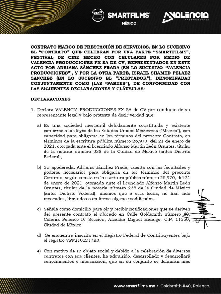 Machote de Contrato - Honorarios - Provedor | Descargar gratis PDF ...