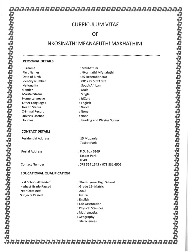 Nkosinathi Makhathini | PDF