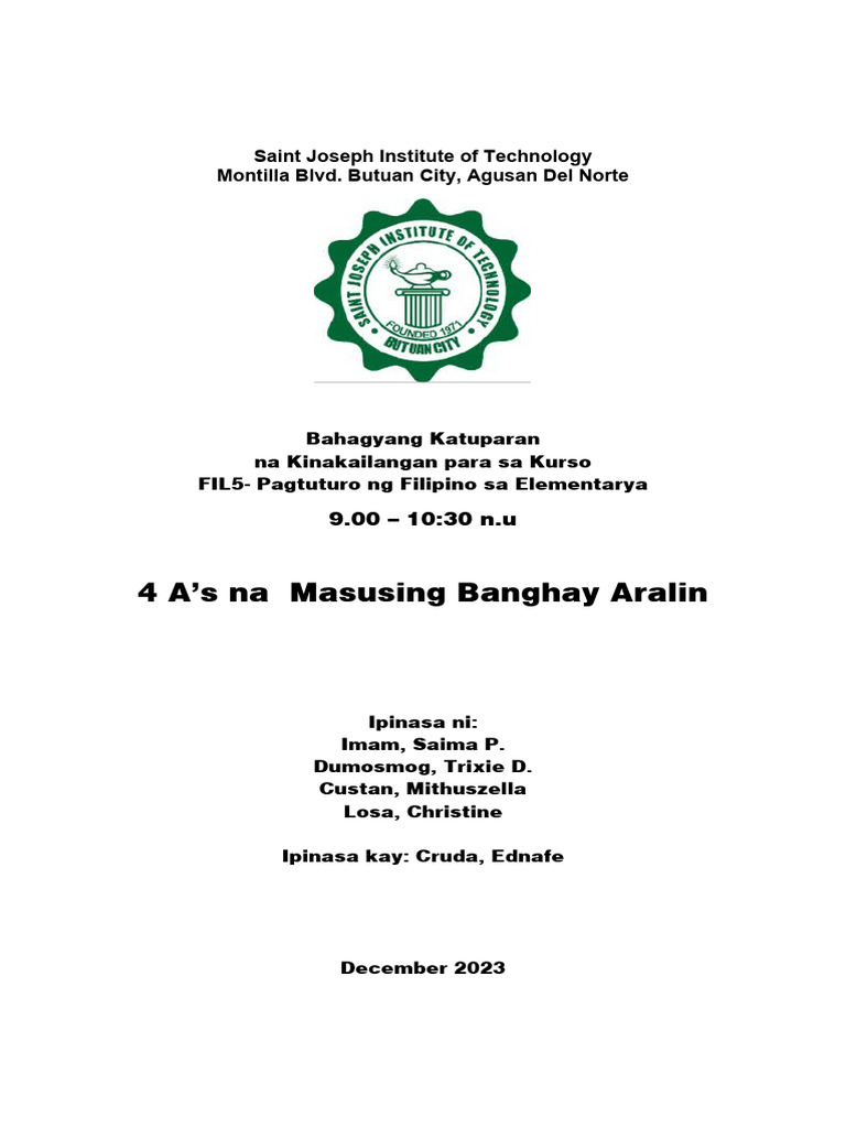 4as Na Banghay | PDF