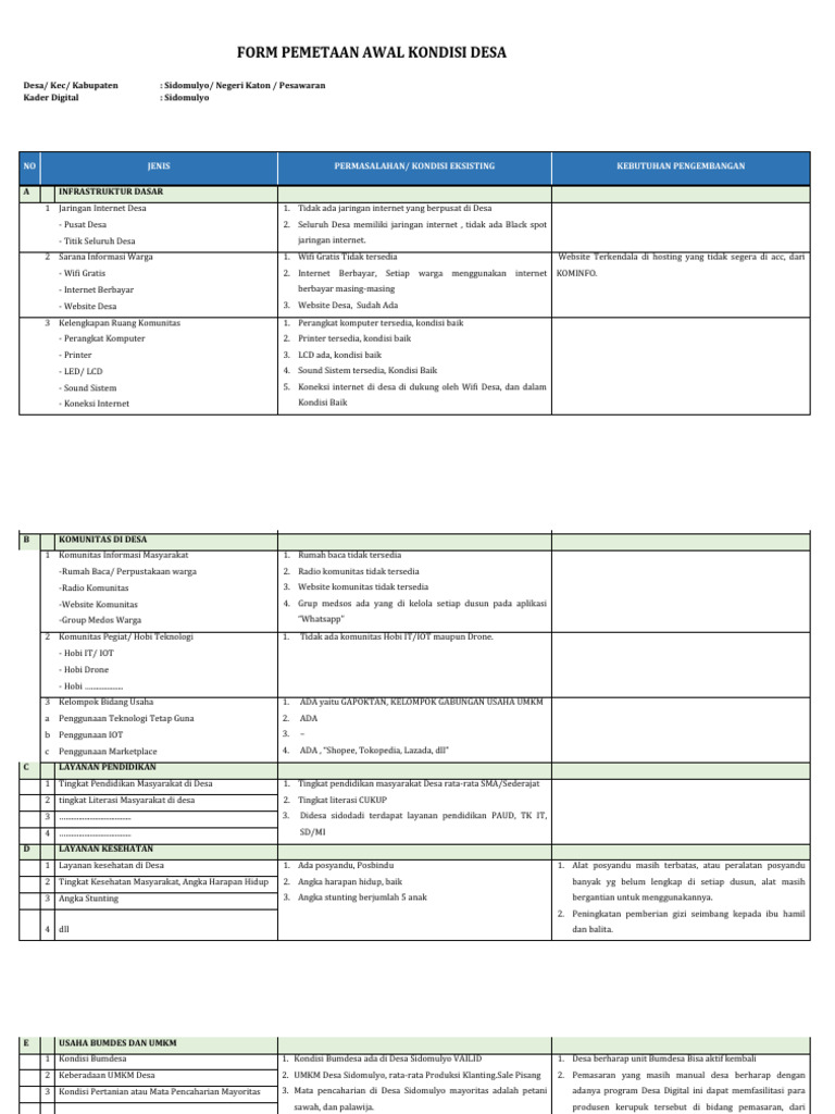 A. Form Mapping | PDF A. Form Mapping | PDF