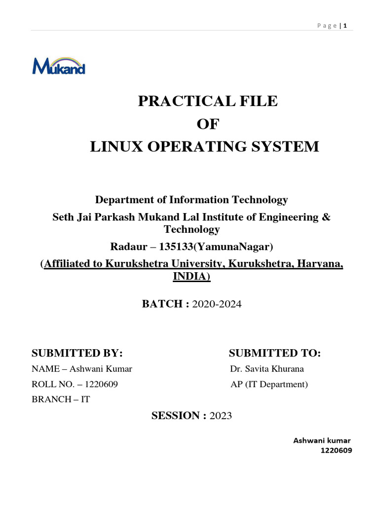 Linux | Download Free PDF | Booting | File System