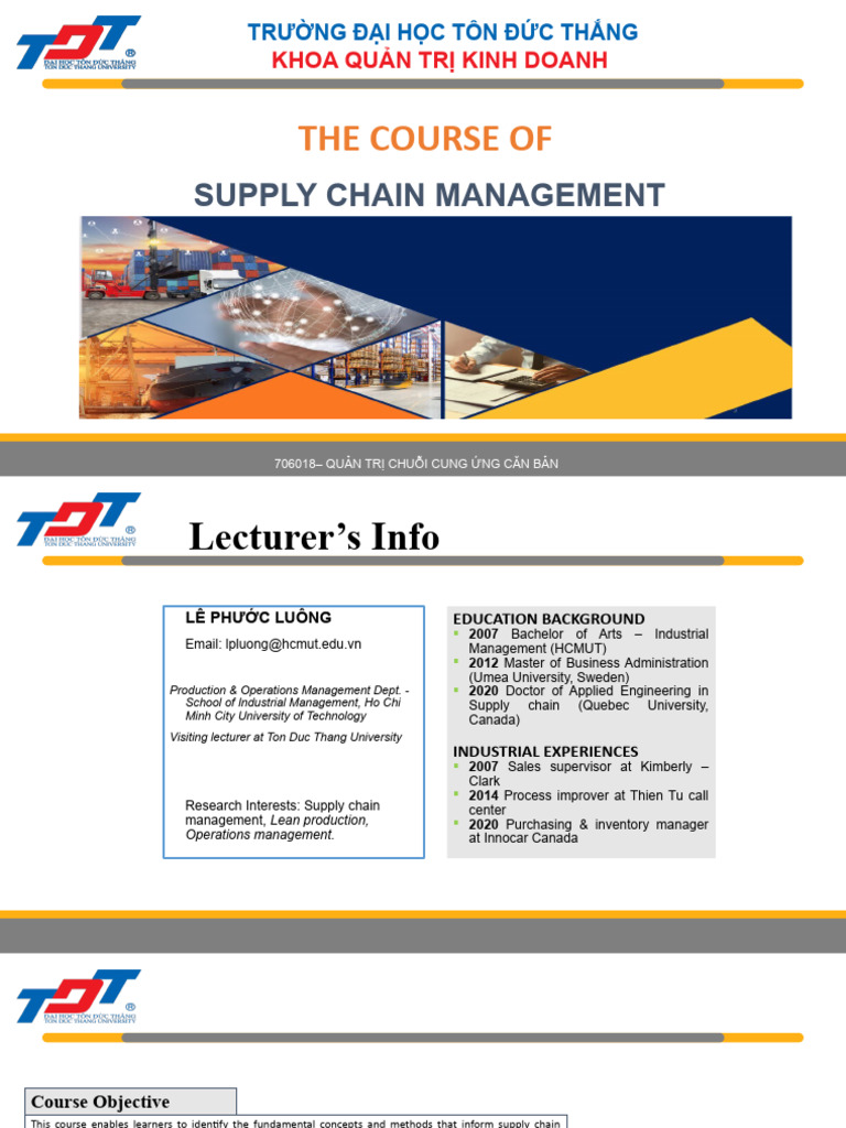 Chapter1 - Understanding The Supply Chain 2 | PDF | Supply Chain ...