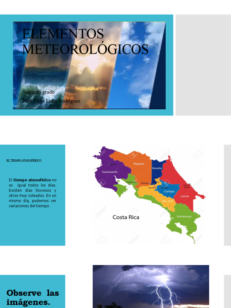 Elementos Meteorológicos | PDF