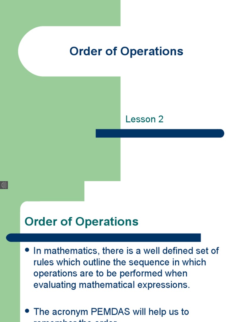 Algebra 1 Notes YORKCOUNTY FINAL Unit 1 Lesson 2 - Order of Operations ...