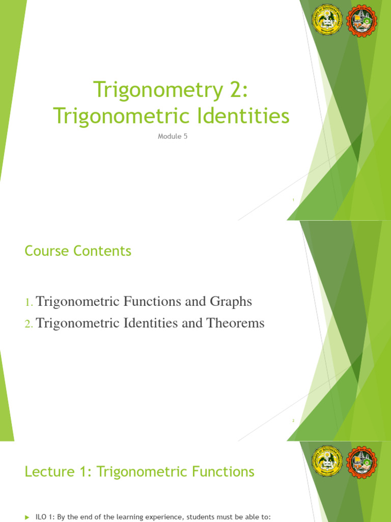 Module 5 | PDF | Angle | Trigonometric Functions