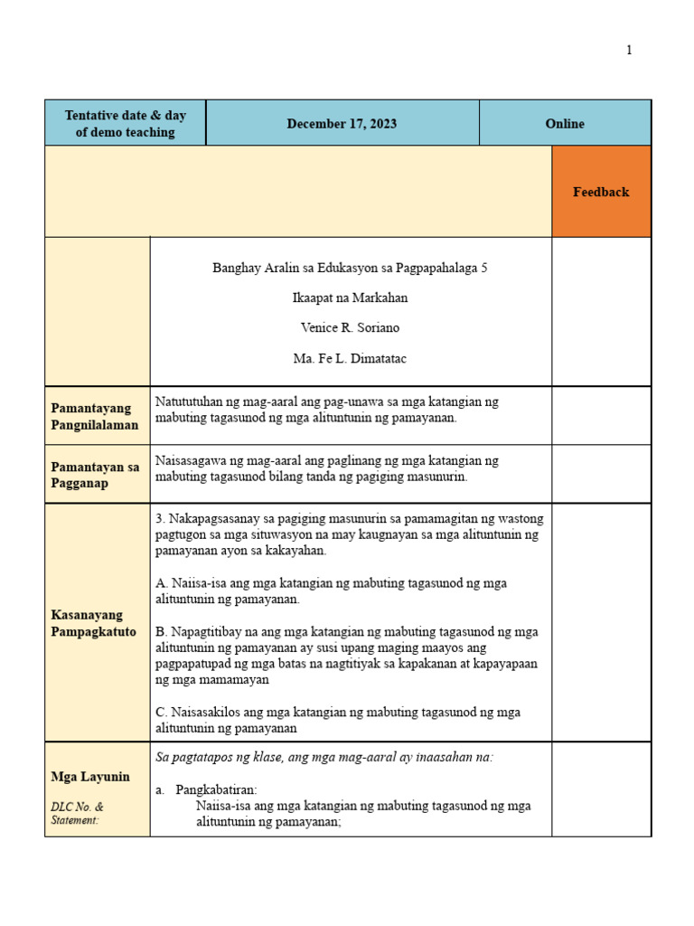 Final Team-Teaching Lesson Plan and IMs With Technology Integration | PDF