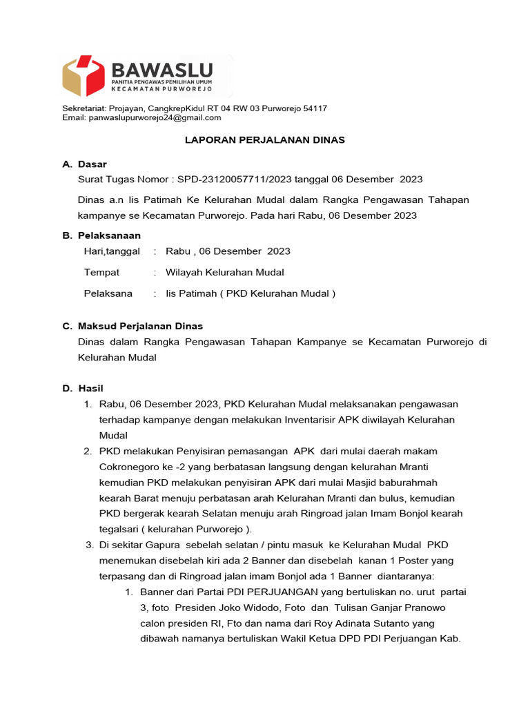 Perjadin 06 Des | PDF