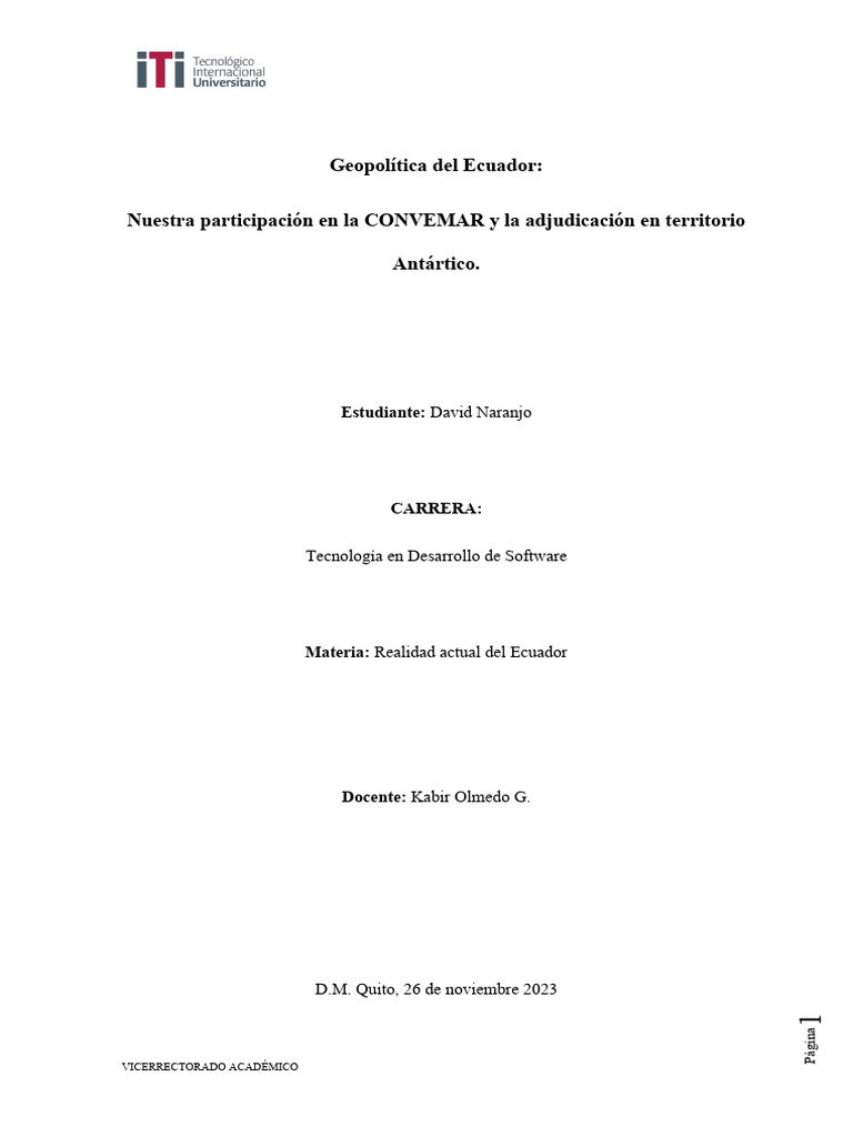 Formato de Trabajos Estudiantes | Descargar gratis PDF | Convención de ...