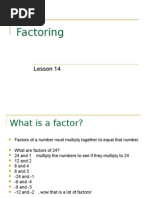 Diamond Method of Factoring | PDF | Factorization | Numerical Analysis