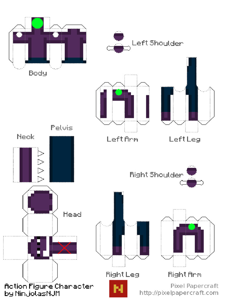 Minecraft Action Figure Pdf
