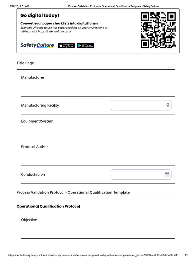 Operational Qualification | PDF