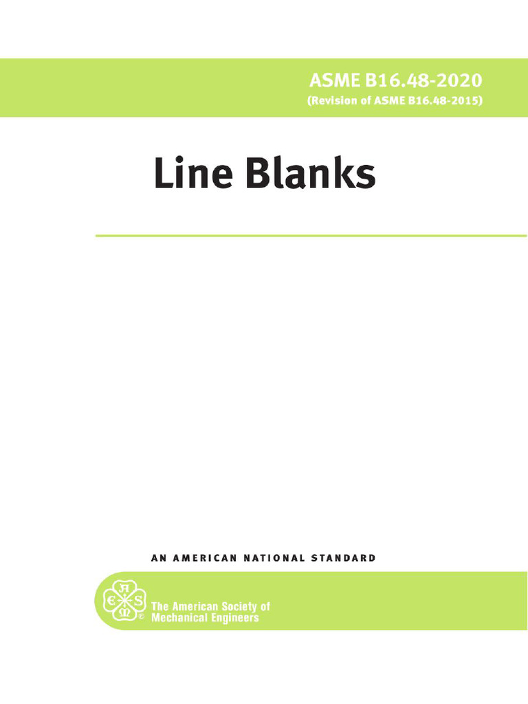 Asme B16.48 | PDF