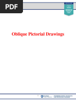 Oblique Sketching Techniques in Engineering | PDF | Infographics ...