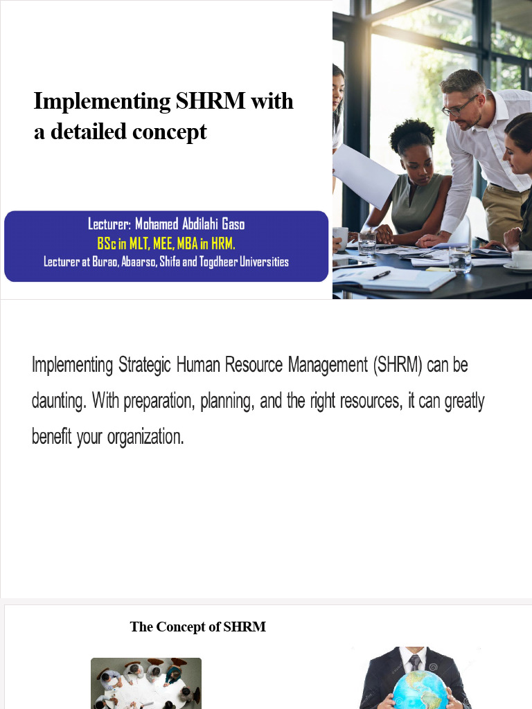 SHRM: Aligning HR with Business Goals | PDF | Human Resources ...