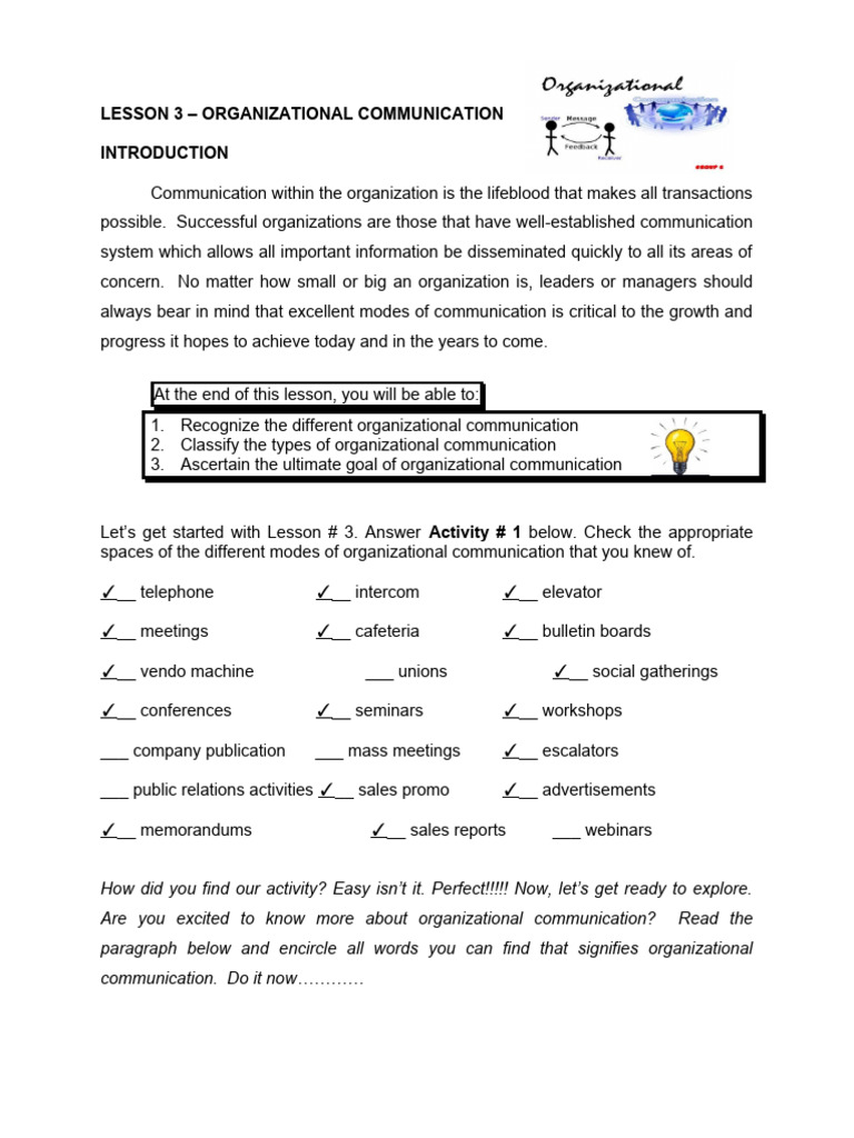 Lessons 3 - 4 Unit 1 (BCS 9) | PDF | Communication | Information