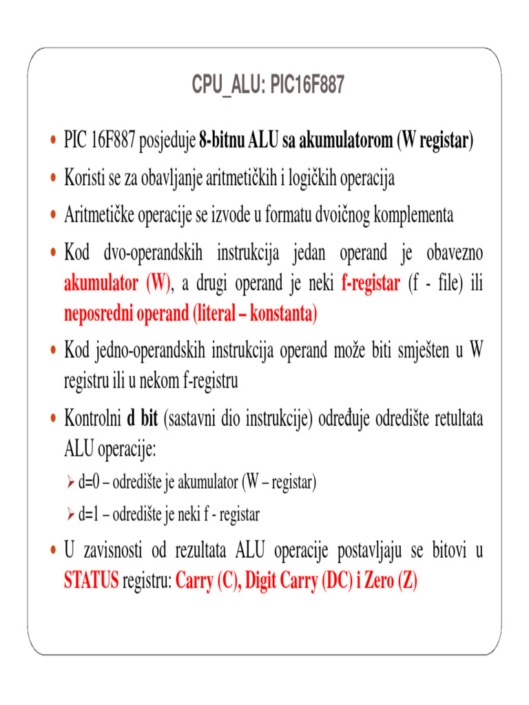 2_CPU_ALU 16F887 | PDF