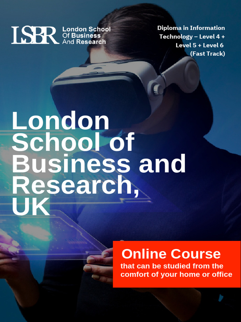 Combind Level 4 + Level 5 + Level 6 Diploma in Information Technology - Delivered Online by LSBR ...