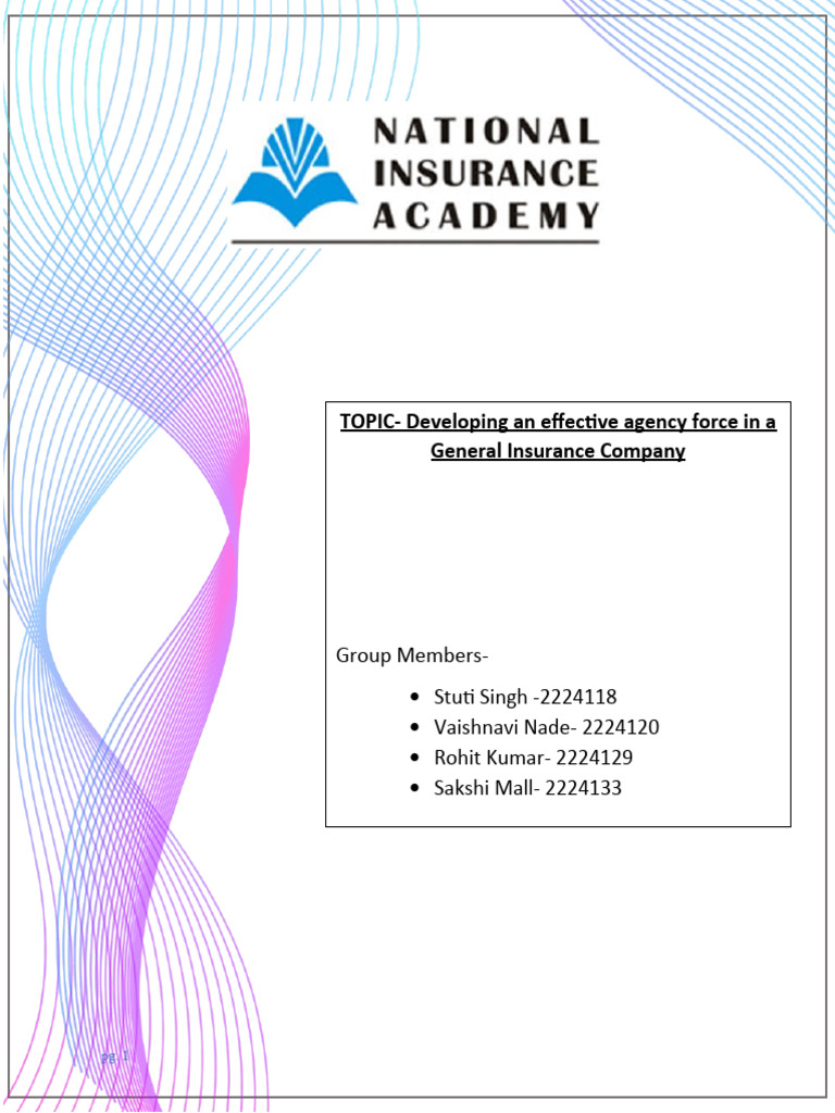 IDM Edited | PDF | Law Of Agency | Insurance