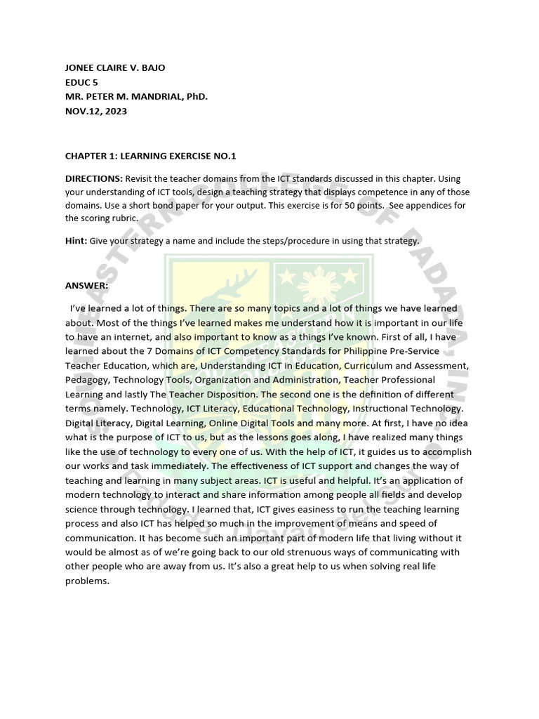 EDUC5 | PDF | Educational Technology | Curriculum