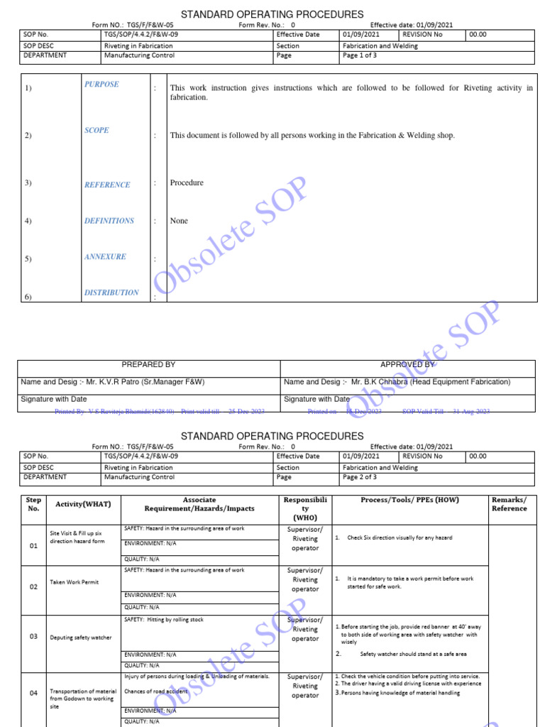 09 Rivetting | PDF | Scaffolding | Manufactured Goods