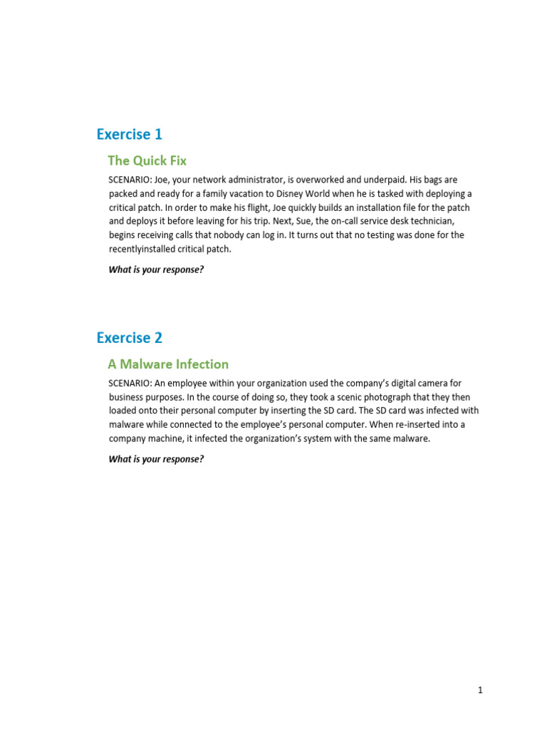 Scenarios | PDF | Cloud Computing | Malware