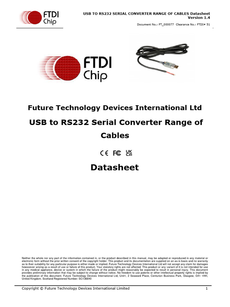 DS_USB_RS232_CABLES | PDF | Usb | Device Driver