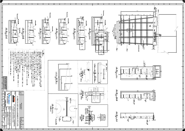 B00257-000-026 Rudder Construction Drawing R0 | PDF