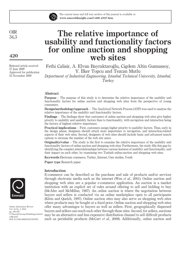 Research Paper 2 | PDF | Usability | E Commerce