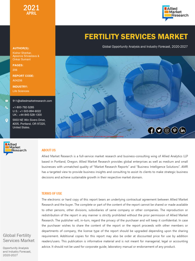 Global Fertility Services Market, 2020-2027 | PDF | Infertility | In ...