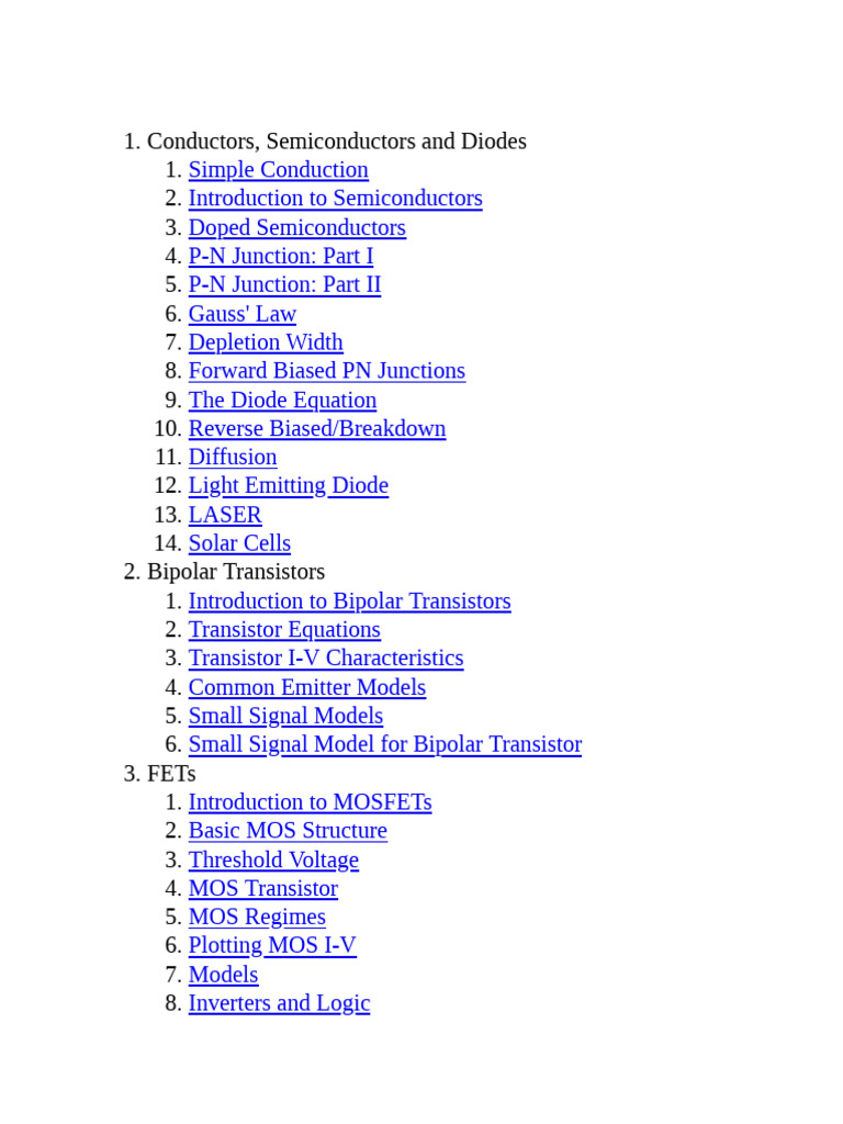 Introduction To Physical Electronics | PDF | P–N Junction | Transistor