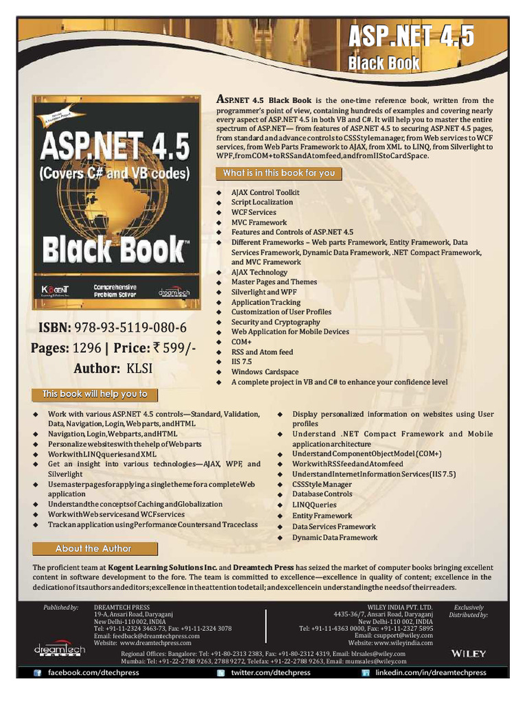 Wiac Info Pdf Aspnet 45 Black Book Pr Pdf Windows Presentation Foundation World Wide Web 