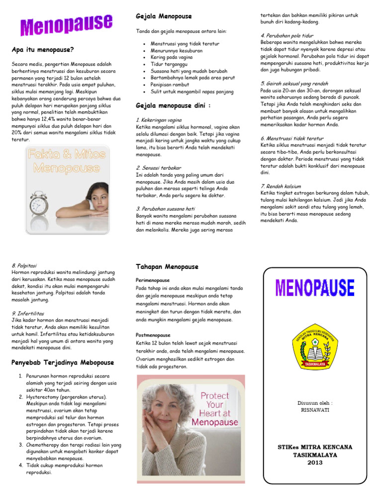 Gejala dan Penyebab Menopause Dini | PDF | Kesehatan Holistik