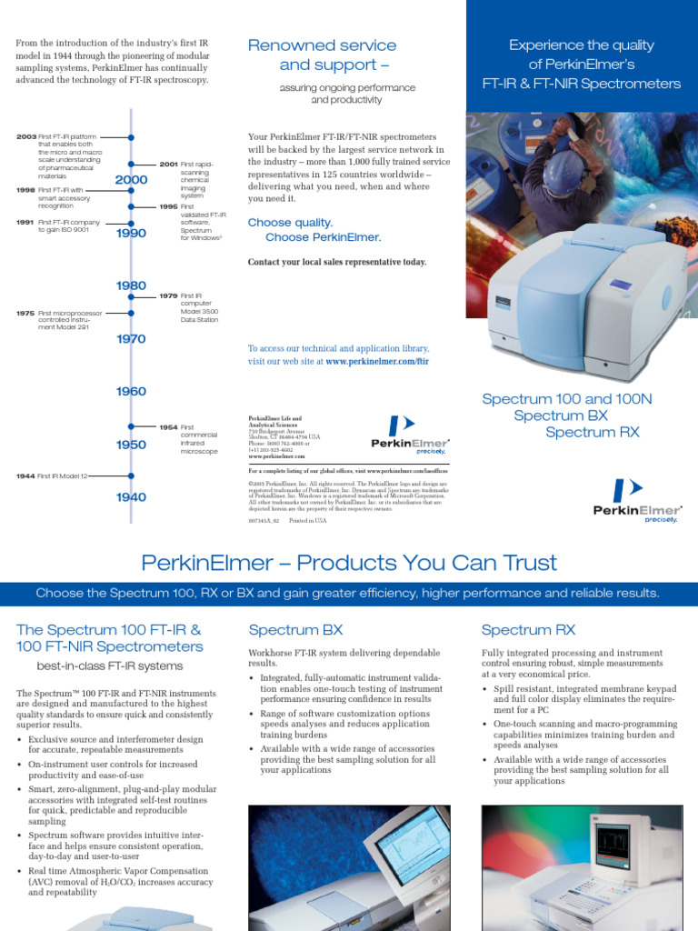 Spectrum100 100N BX RXbrochure | PDF | Computing