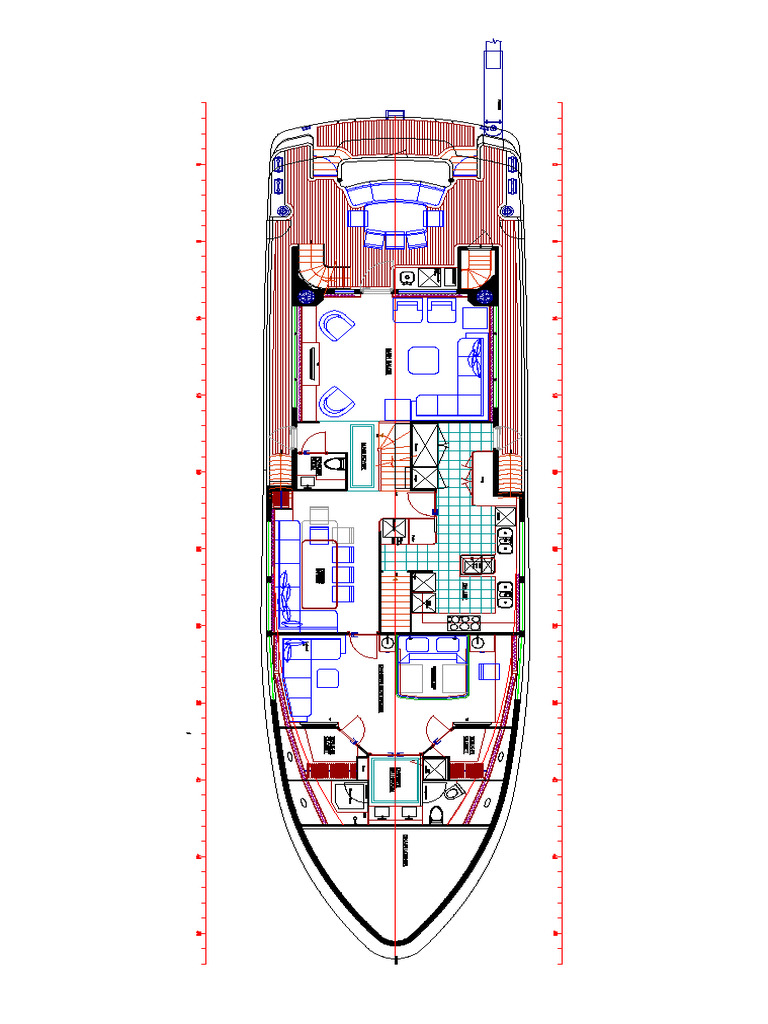 All Ocean Yachts 90 Standard Main Deck | PDF