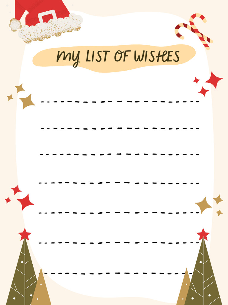 My List of Wishes | PDF