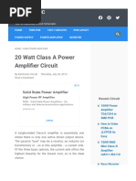 900W Class-D Next Generation Power Amplifier - Class D Amplifier Circuit | PDF | Inductor ...