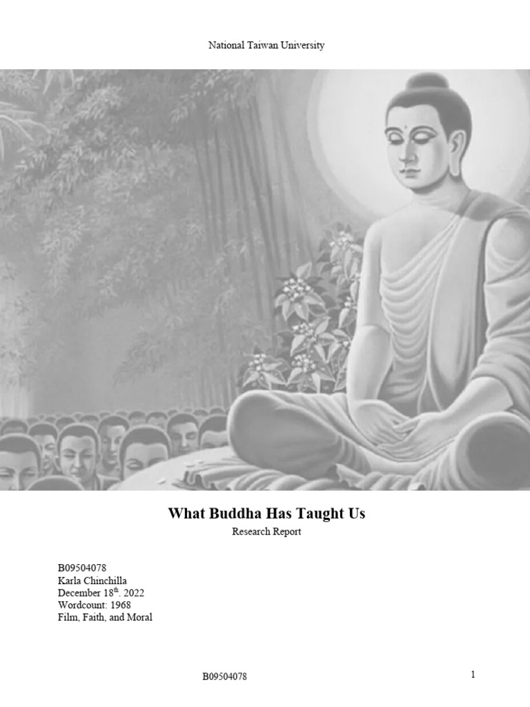 What Buddha Has Taught Us - Final | PDF