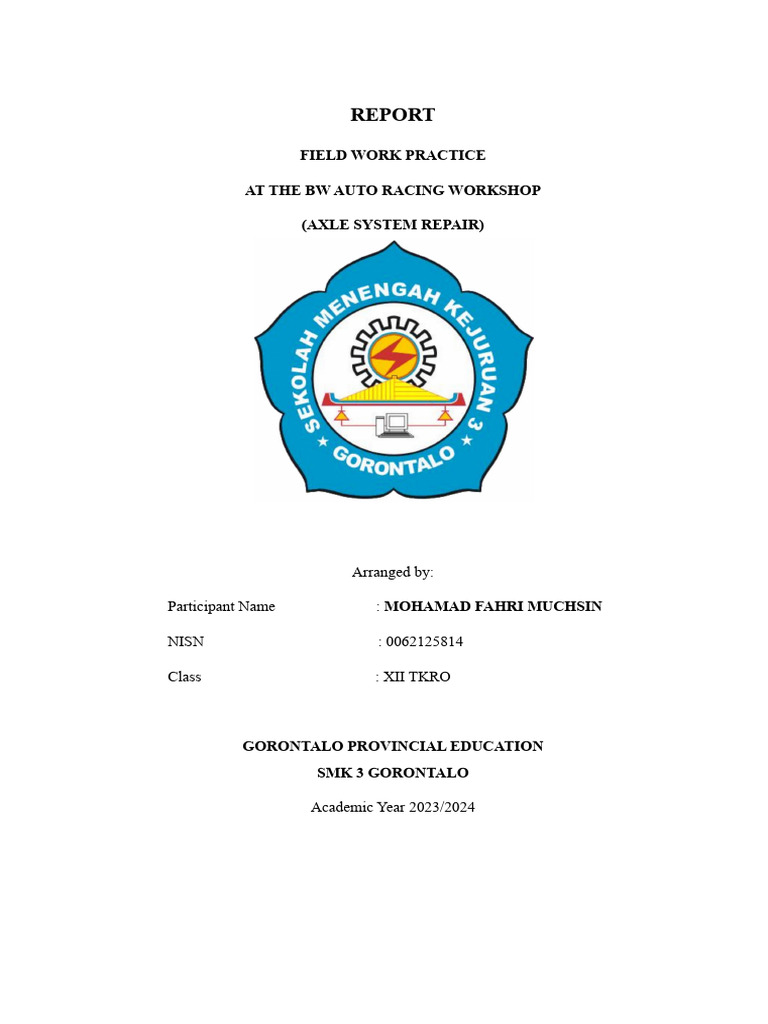 PKL Report | PDF | Axle | Gear