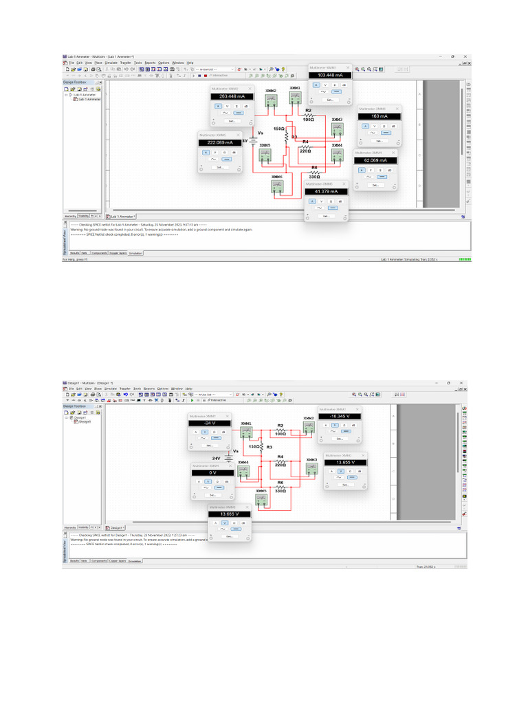 Circuits Lab 1 | PDF