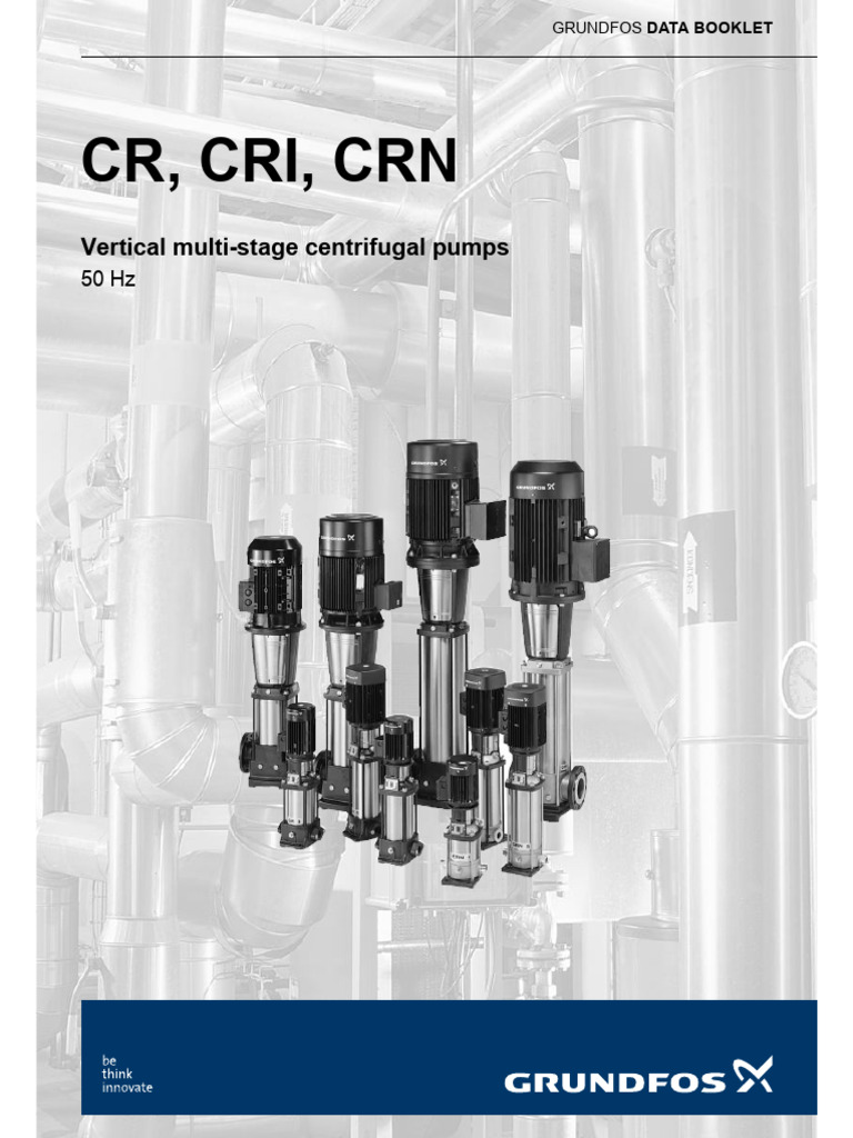CR Cri CRN Newest Catalogue Data Booklet | PDF | Pump | Electric Motor