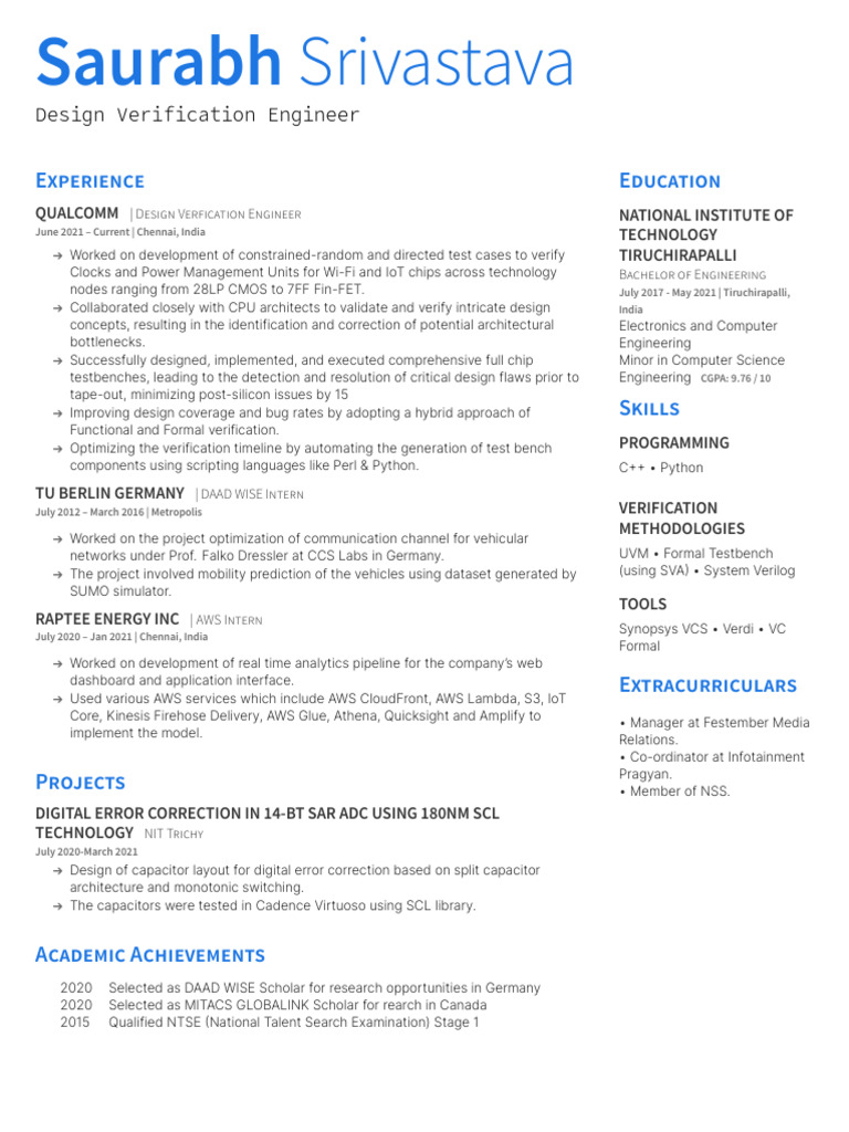 Saurabh Resume | PDF | Formal Verification | Amazon Web Services
