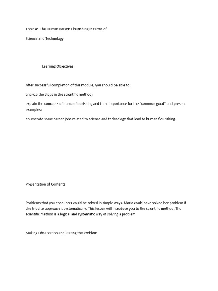 Lesson 4 | PDF | Hypothesis | Scientific Method