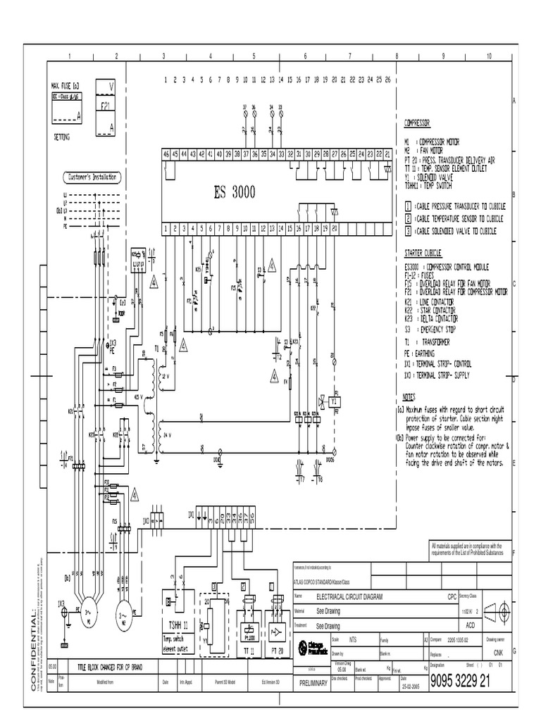 Electric circuit diagran CPC ES3000 (1) | PDF | Infographics ...