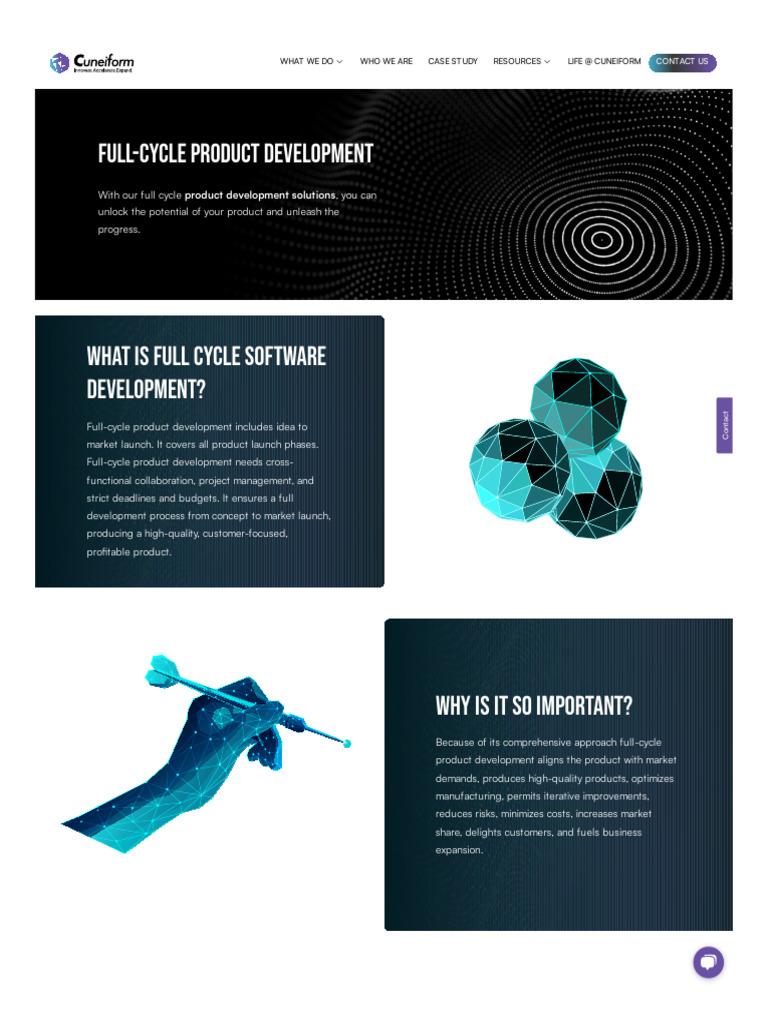 Full Cycle Product Development Solution Company USA | PDF | Market ...