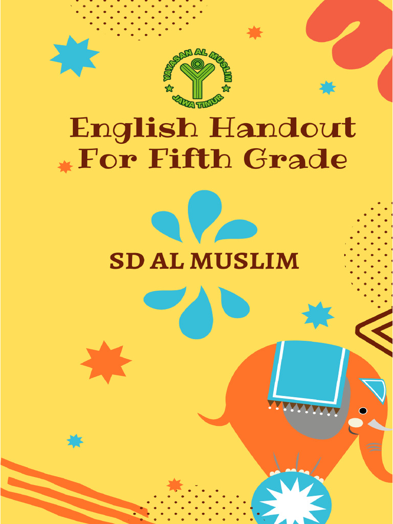 English Skills Handout for 5th Graders | PDF | Subject (Grammar) | Traffic
