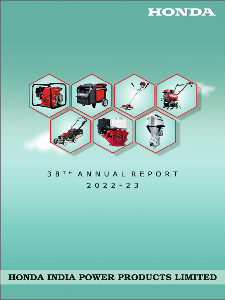 Honda India Annual Report | PDF | Dividend | Cost